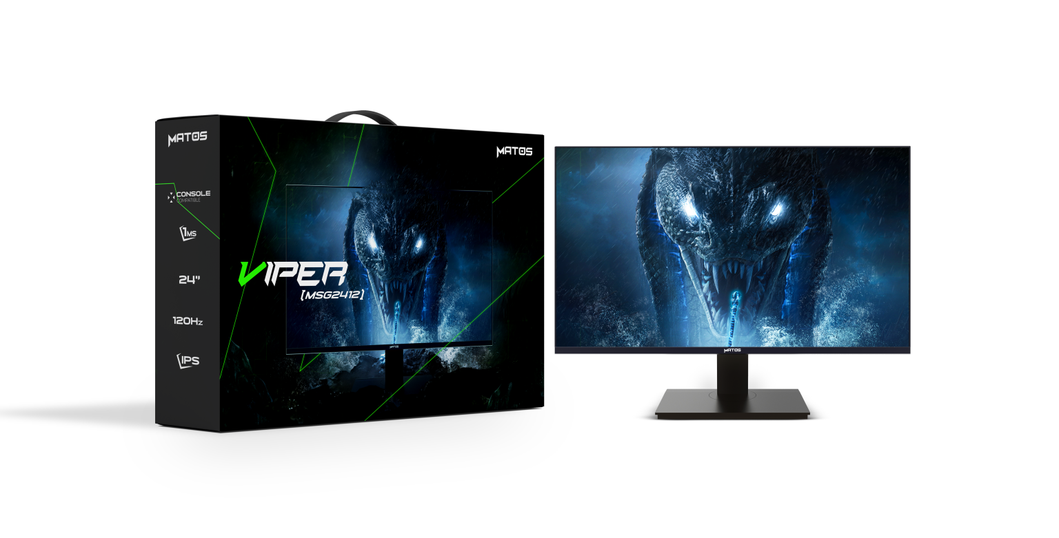 Matos VIPER MSG2412 Gaming Monitor 120 HZ for New Gen Console – NG Hardware
